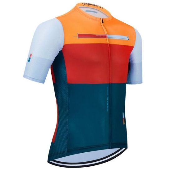 Maillot de cyclisme,Maillot de cyclisme à manches courtes pour hommes ...
