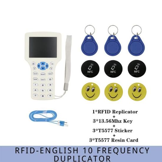 08cd-suit2 Lecteur de cartes de contrôle d'accès RFID copieur de clé ...