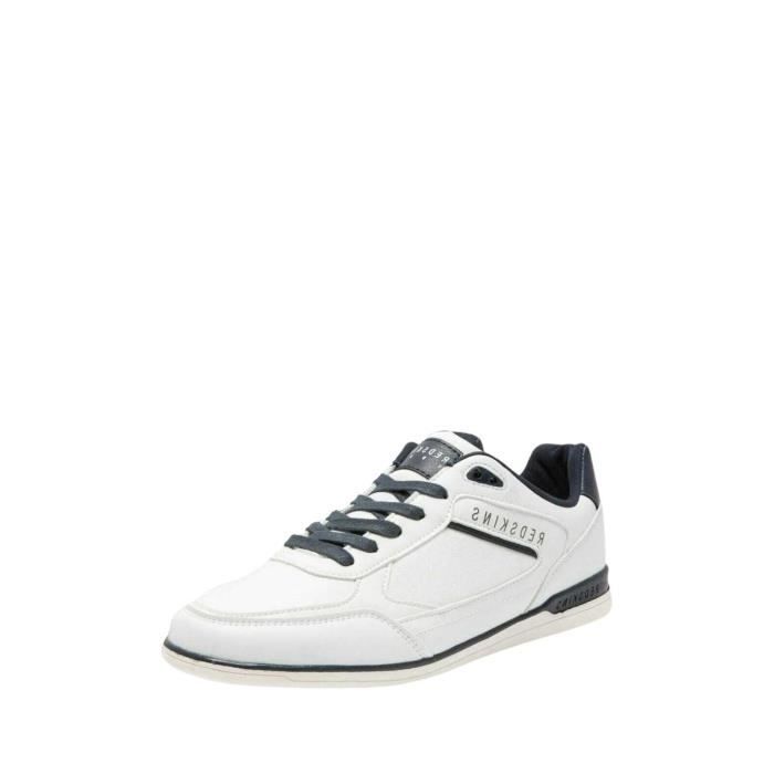 Baskets en Cuir Homme Redskins Ref 53444 blanc Blanc - Cdiscount Chaussures