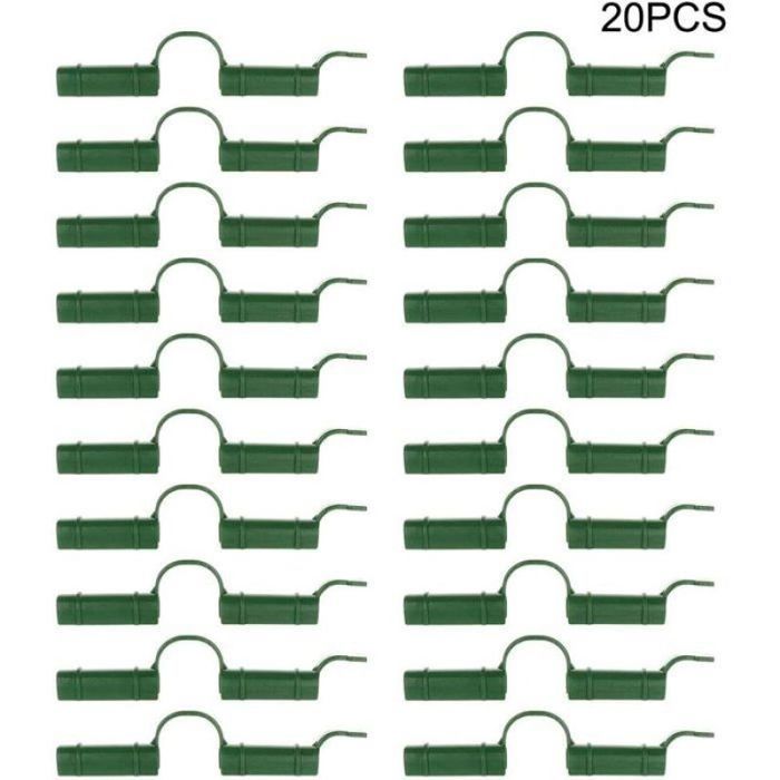 Lot de 20 clips de fixation pour serre - Pour tube de serre - Outil ...