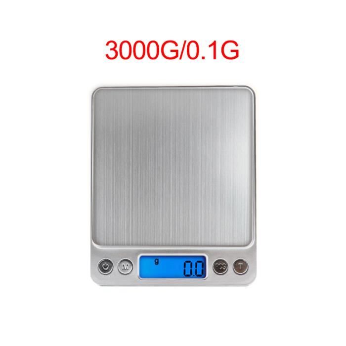 3000g-0.1g - Mini balance numérique électronique portable LCD, étui de ...