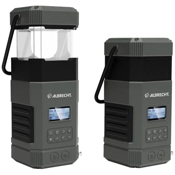 Radio portable DAB+ - ALBRECHT - DR 114 - Bluetooth - Lanterne - Charge ...