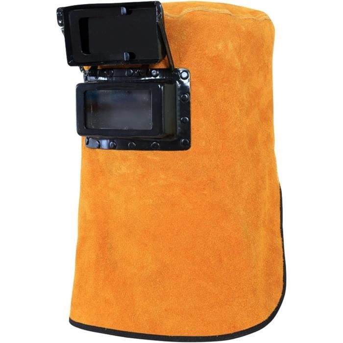 1Pc Cuir Soudure Visage Masque Soudure Chapeau Pratique Couverture ...