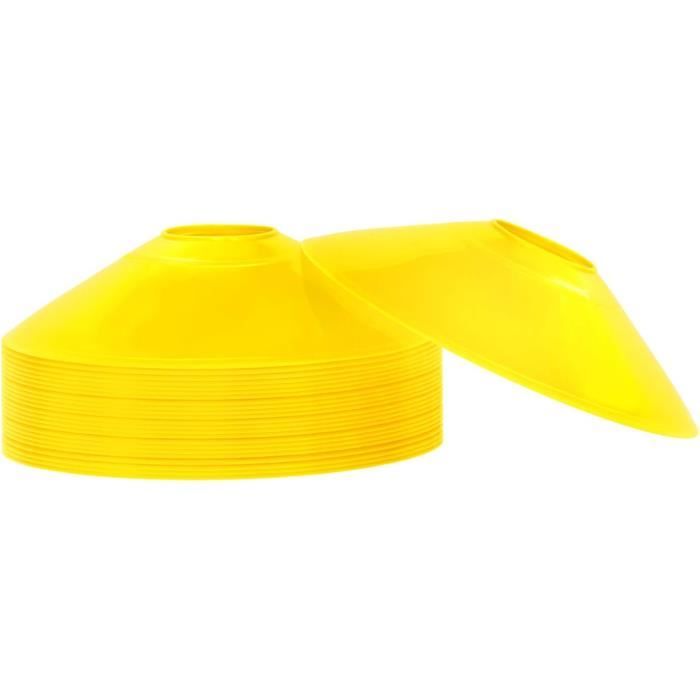 Plots de Marquage Lot de 25 Cônes Délimitation Entraînement Football ...