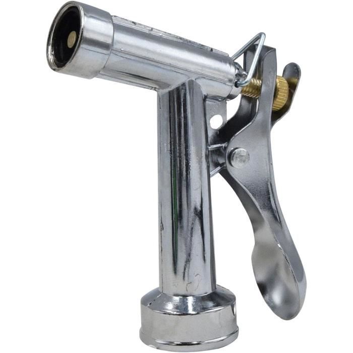 Buse de tuyau d'arrosage en métal, buse de pulvérisation haute pression ...