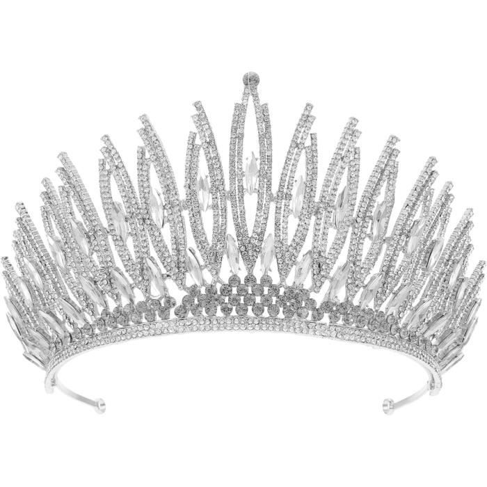 La Couronne Queen Crown And Tiara Princess Couronne pour Femmes Et ...