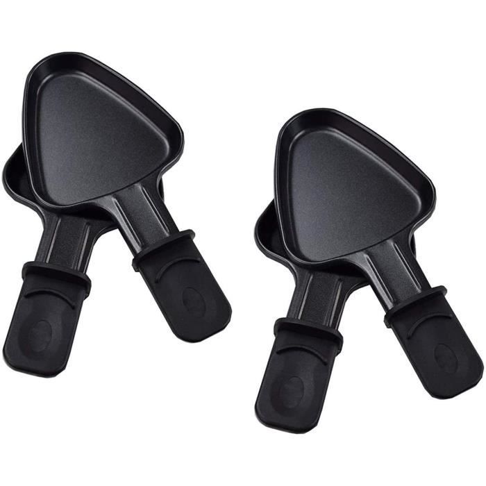 Coupelle à raclette avec revêtement Antiadhésif 19x10cm [Lot de 4] Noir ...