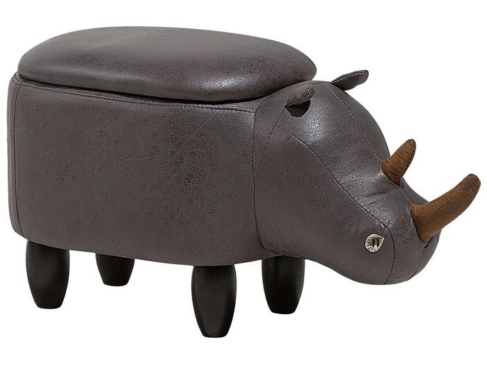 Beliani - Tabouret enfant en simili-cuir gris foncé RHINO - Cdiscount ... Beliani - Tabouret enfant en simili-cuir gris foncé RHINO - Cdiscount ...