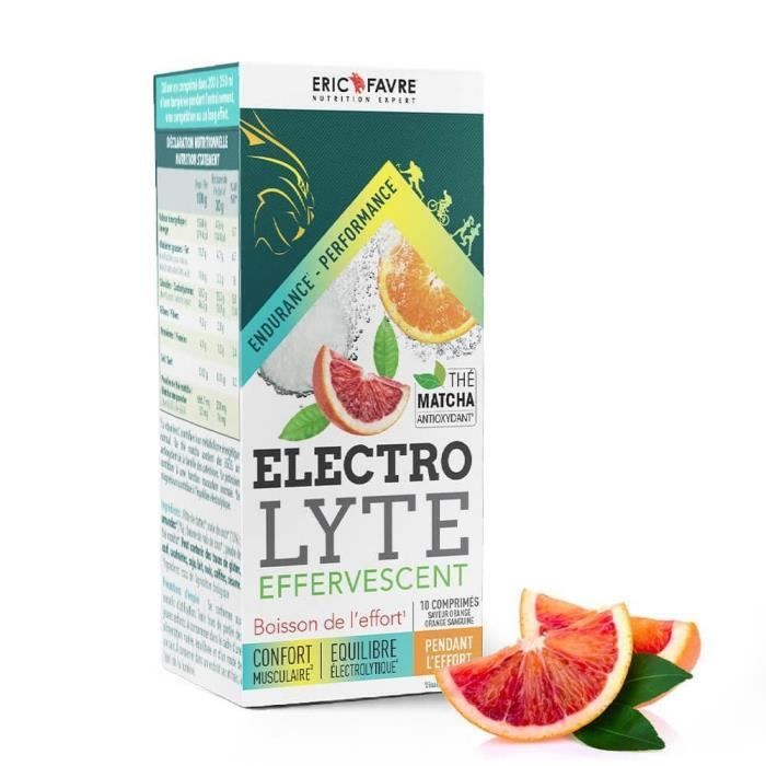 Eric Favre - Electrolytes effervescents - Boisson de l'effort courte ...