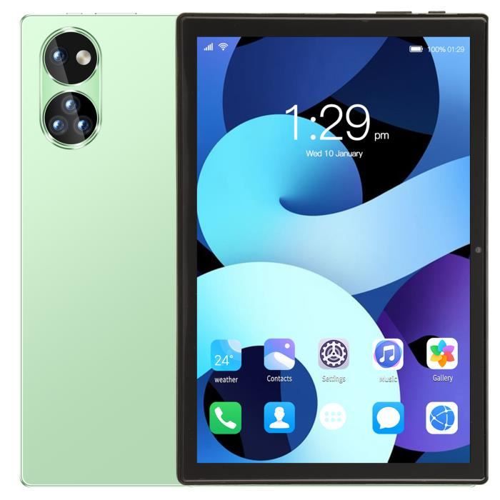 HURRISE pour tablette Android 12.0 Tablette 10,1 pouces verte 4G ...