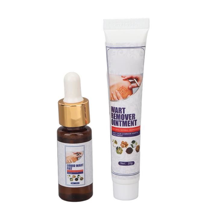 HURRISE anti-verrues Verrue Remover Set Molluscum Oeillet Traitement ...