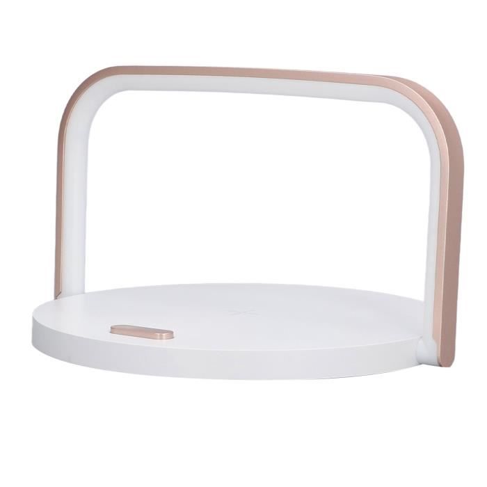 KIMISS Lumière ambiante ronde Lampe de nuit à contrôle tactile avec ...