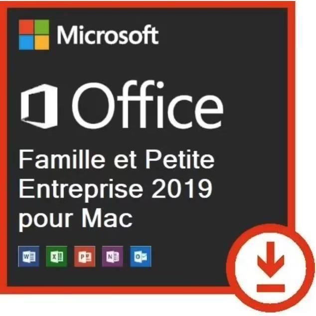 Microsoft Office 2019 Famille Et Petite Entreprise Pour Mac - En ...