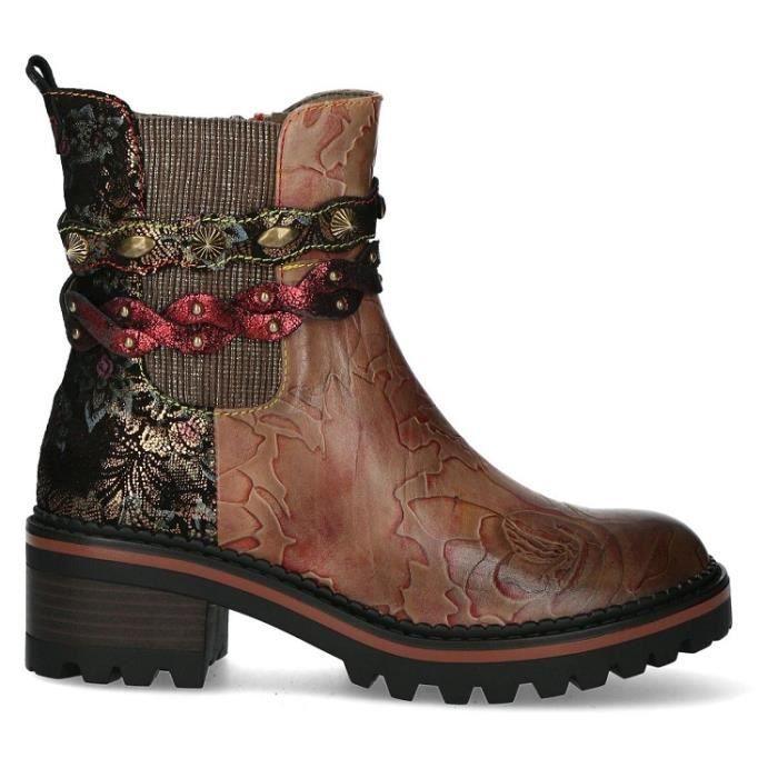 Bottines LAURA VITA KESSO 03A Marron - Cdiscount Chaussures