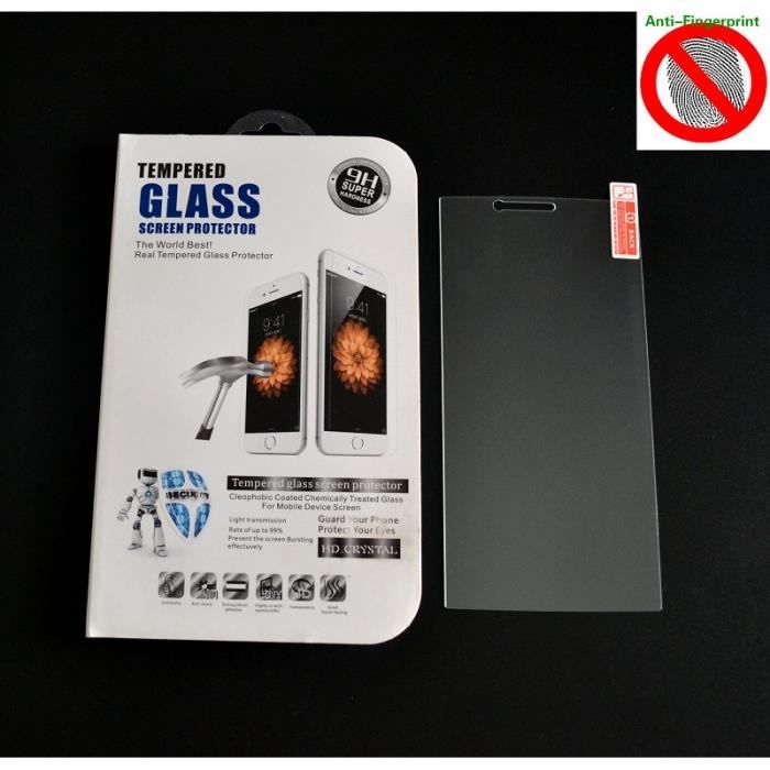 Anti-traces de doigt 9H 2.5D 0.26mm Marque Protecteur d'écran de film ...