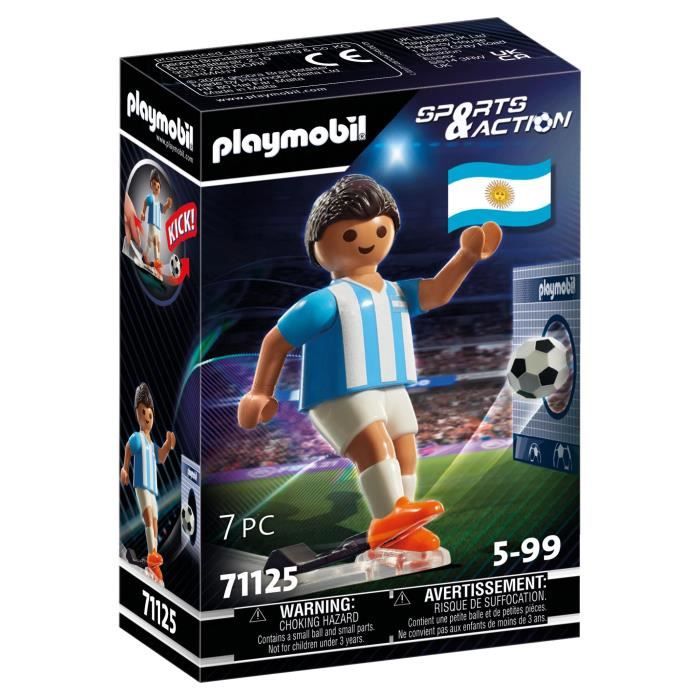 PLAYMOBIL - 71125 - Joueur de football Argentin - Cdiscount Jeux - Jouets