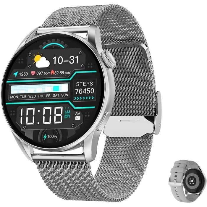 Montre Connectée Pour Homme Femmes Rond Smartwatch Dt 3 Sport Montre ...