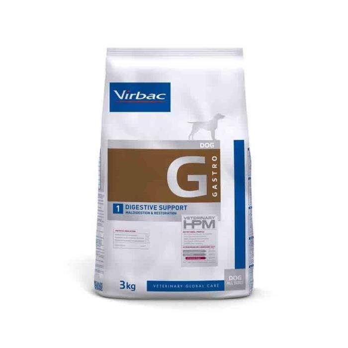 Croquettes pour chien Virbac Veterinary hpm Diet Gastro Digestive ...