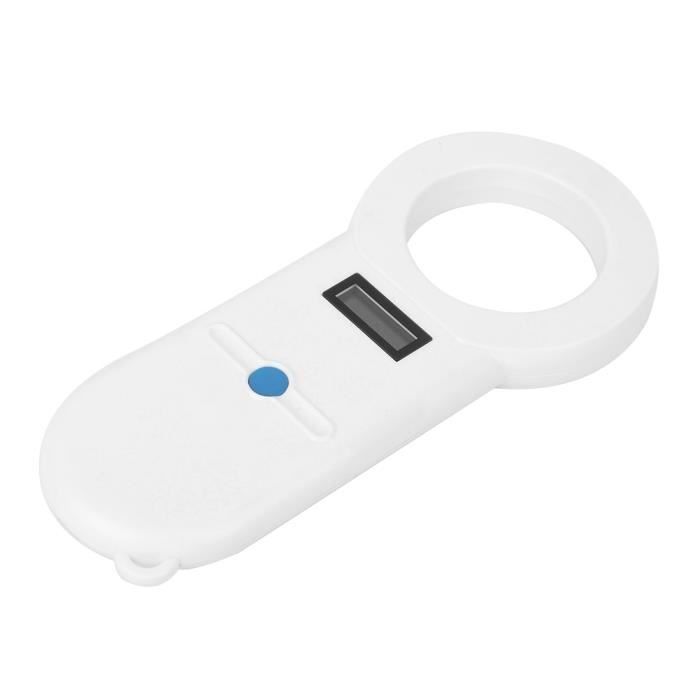 Zerone Lecteur portable de puces d'animaux Lecteur RFID de Micro-Puce d ...
