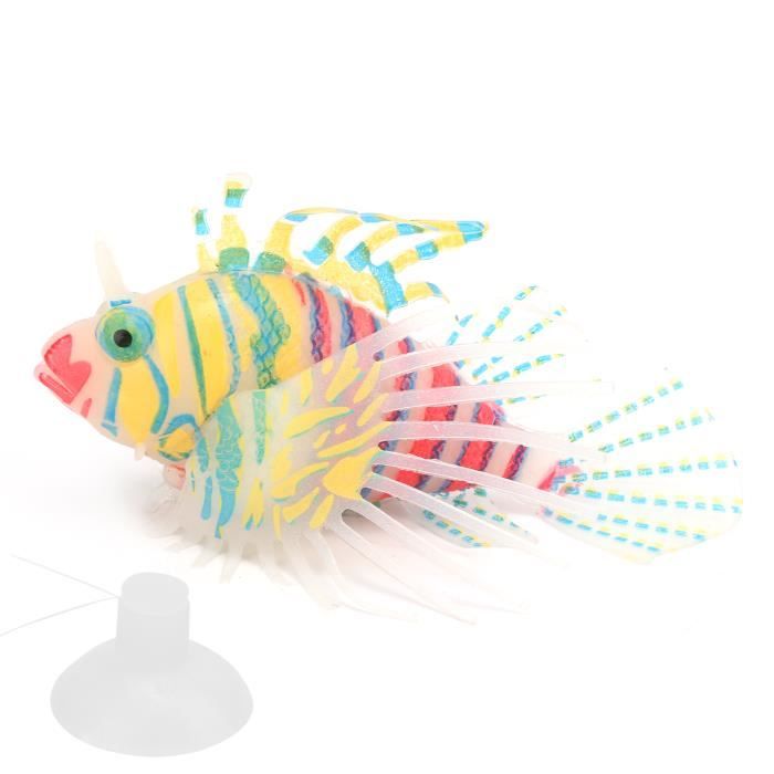 Poisson Rougeoyant Artificiel en Silicone Réaliste avec Ventouse pour ...