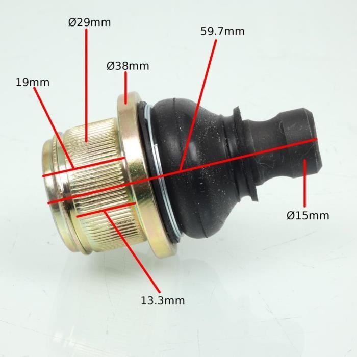 Rotule triangle All Balls pour quad Kymco 375 Maxxer 2010 AVG AVD / inf ...