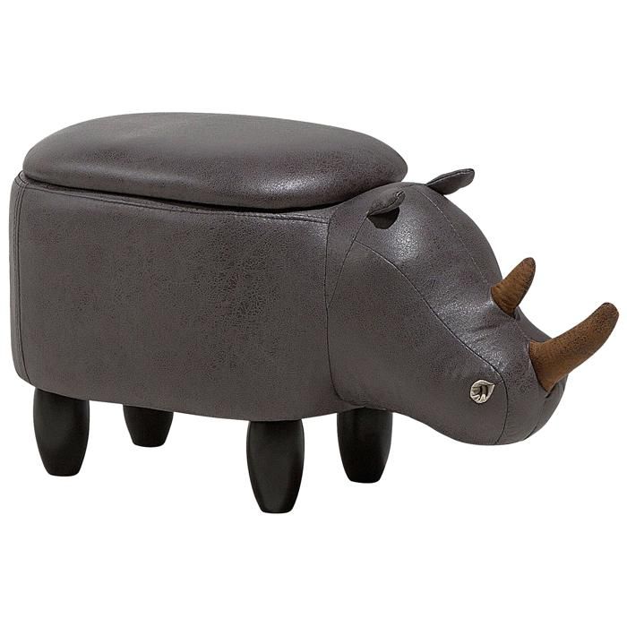 Beliani - Tabouret enfant en simili-cuir gris foncé RHINO - Cdiscount ... Beliani - Tabouret enfant en simili-cuir gris foncé RHINO - Cdiscount ...