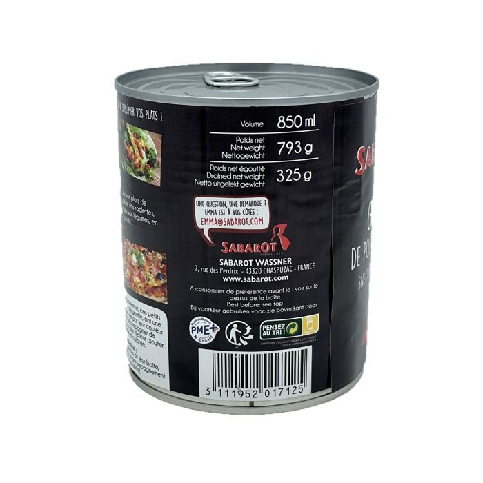 Gouttes de poivrons rouges en conserve de 325g Sabarot - Cdiscount Au ...
