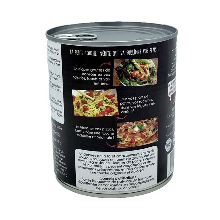 Gouttes de poivrons rouges en conserve de 325g Sabarot - Cdiscount Au ...