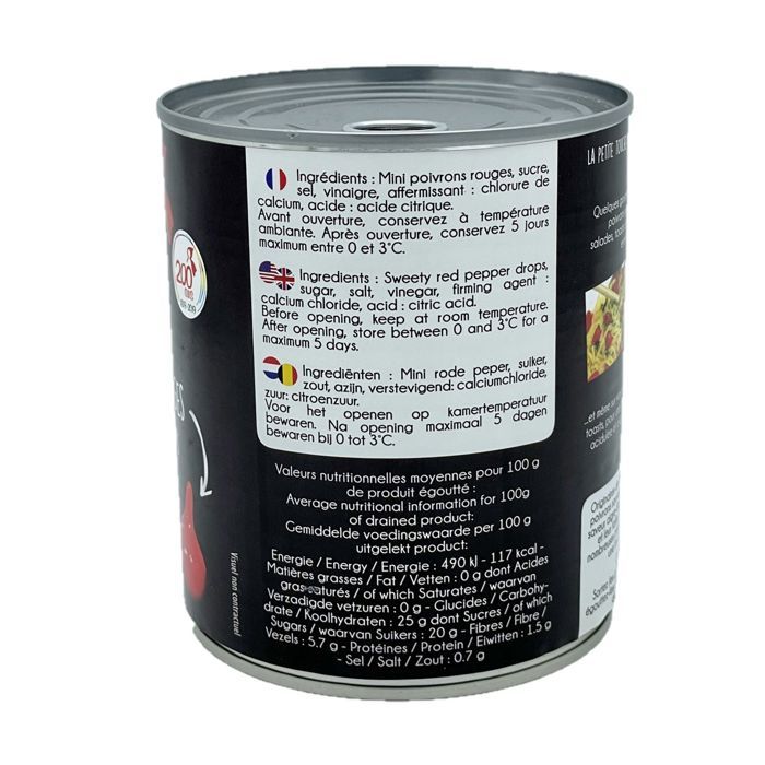 Gouttes de poivrons rouges en conserve de 325g Sabarot - Cdiscount Au ...