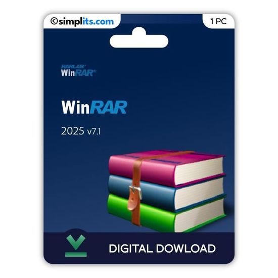 WinRAR 2025 - Activation Perpétuelle - À télécharger - 1 PC - Non ...