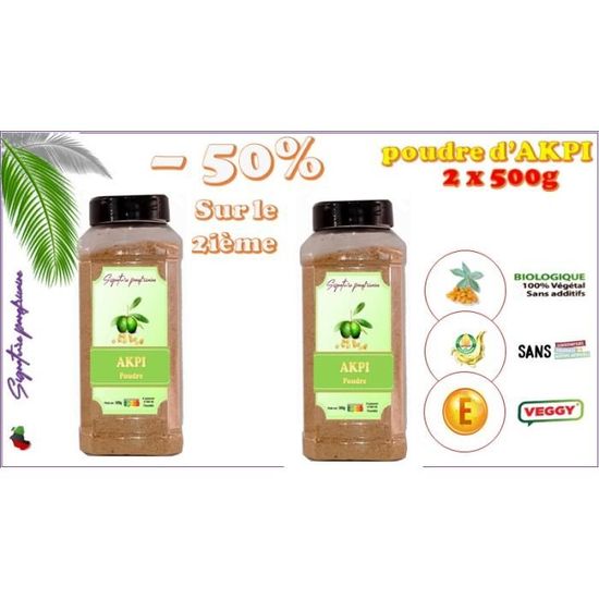 Poudre d'akpi 2x500g- Sélection panafricaine - le 2ième -50% ...