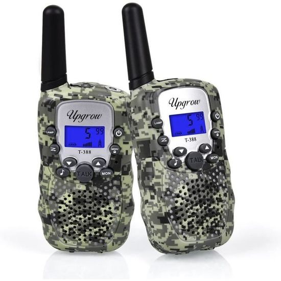 Upgrow Talkies Walkies Enfants, Radio à 2 Voies avec Lampe de Poche ...