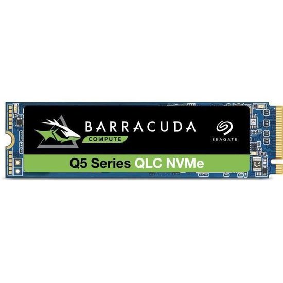 SHOT CASE - SEAGATE - SSD Interne - BarraCuda Q5 - 500Go - M.2 NVMe ...