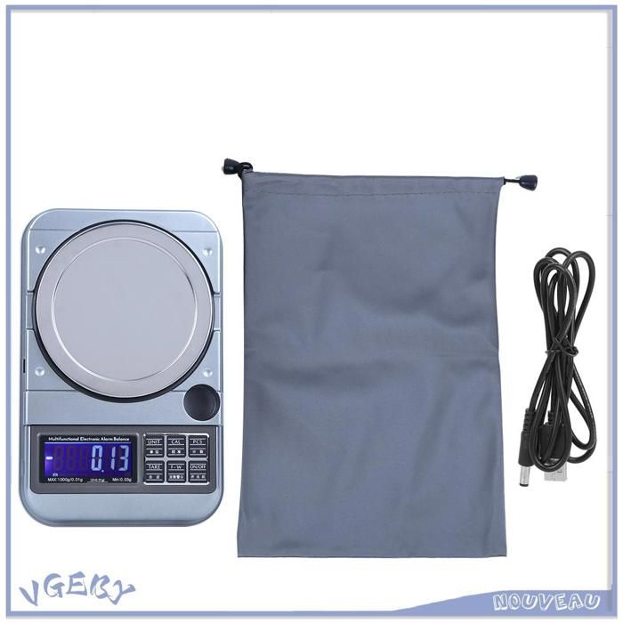Balance de de Batterie Portable 1000g 0.01g, pour Bijoux, Capteur élevé ...