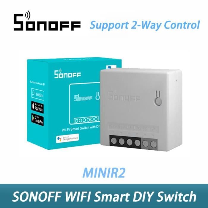 MINIR2-SONOFF Lite WiFi Smart Switch DIY 2 Façon Contrôle smart Switch ...