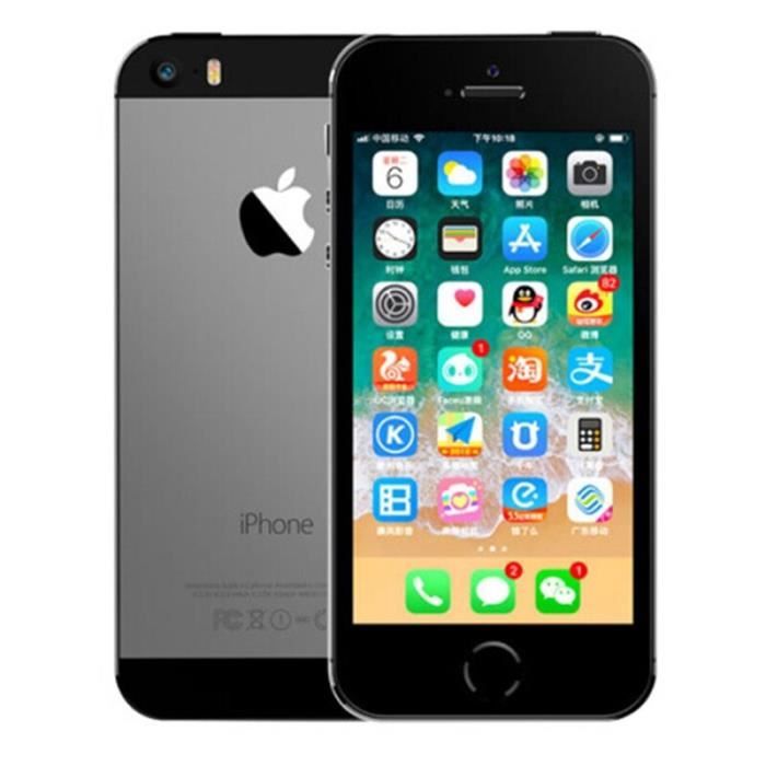 Apple iphone 5s 32Go Gris Sidéral Reconditionné 4,0 pouces Ecran 1.3MP ...