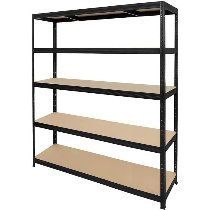 Étagère robuste pour charges lourdes - Charge maximale : 200 kg par tablette - Dimensions (H x l ...