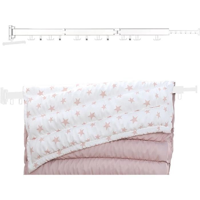 Cintre Extensible | Étendoir À Linge Mural – Porte-Vêtements Pliable ...