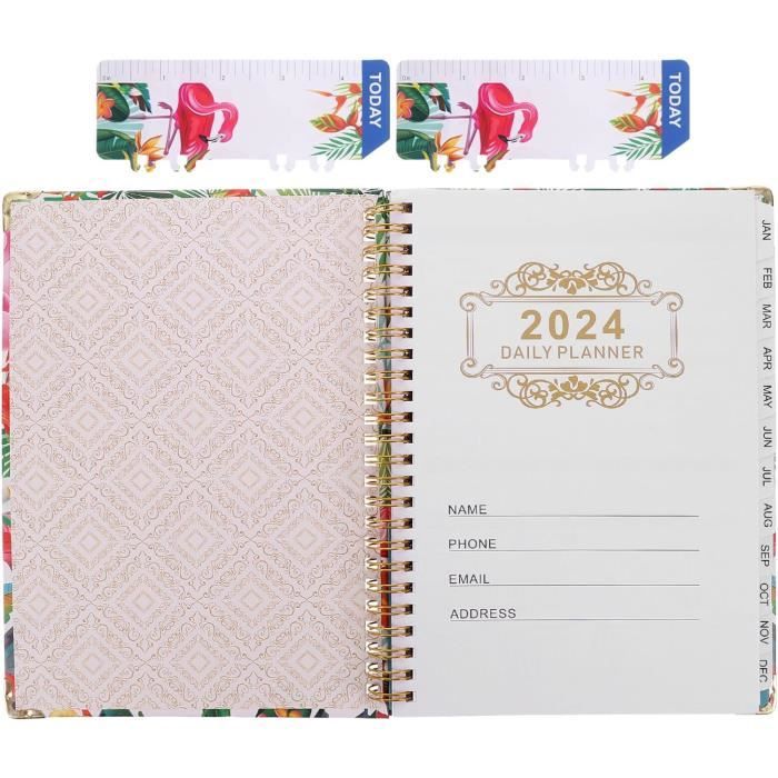 Carnet De Planification 2024 Janvier. 2024 - Déc. Carnet D'Agenda 2024 ...