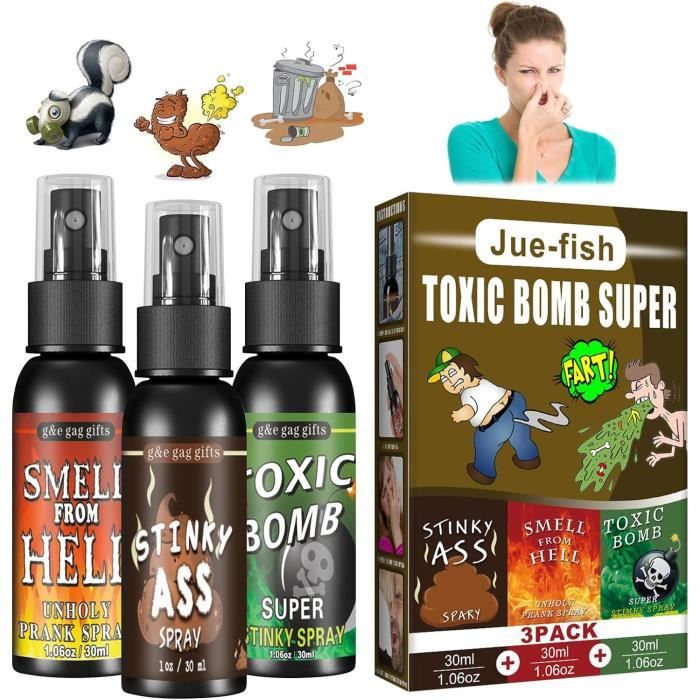 Spray Puant, Spray Qui PUE Puissant, Puant Farce Fart Sprays, Boule ...