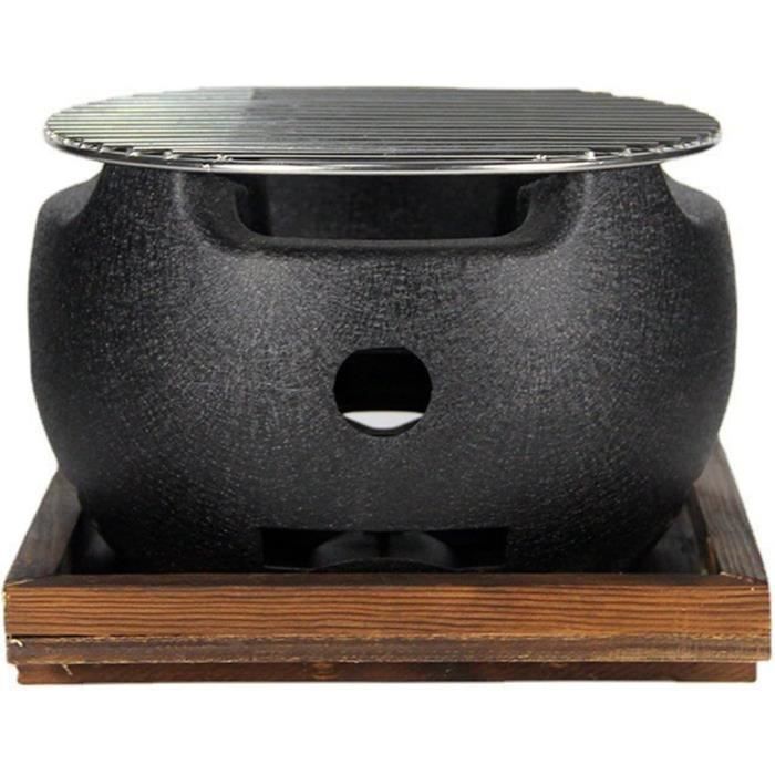 Barbecue De Table Japonais, Réchaud À Charbon De Bois Rond Portable ...