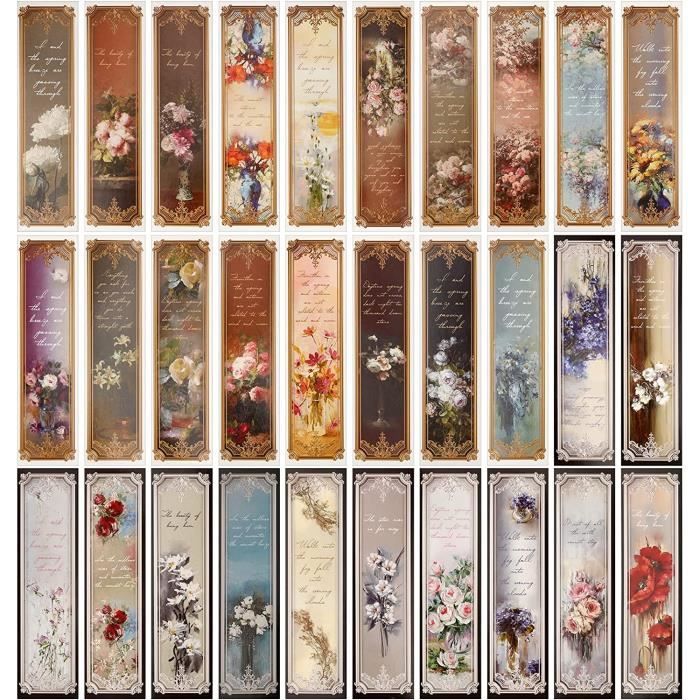 30 PCS Marque Page en Papier, Marque-Pages Livre Citation Spirituel ...