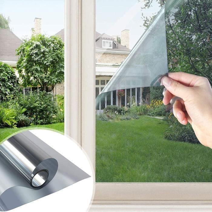 Film Fenetre Anti Regard, Film Miroir pour Fenetre sans Tain Anti ...