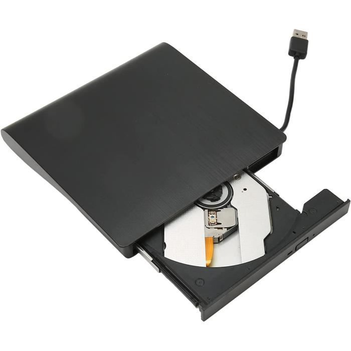 Lecteur DVD Externe, USB3.0 Portable DVD Rewriter Writer Reader CD DVD ...