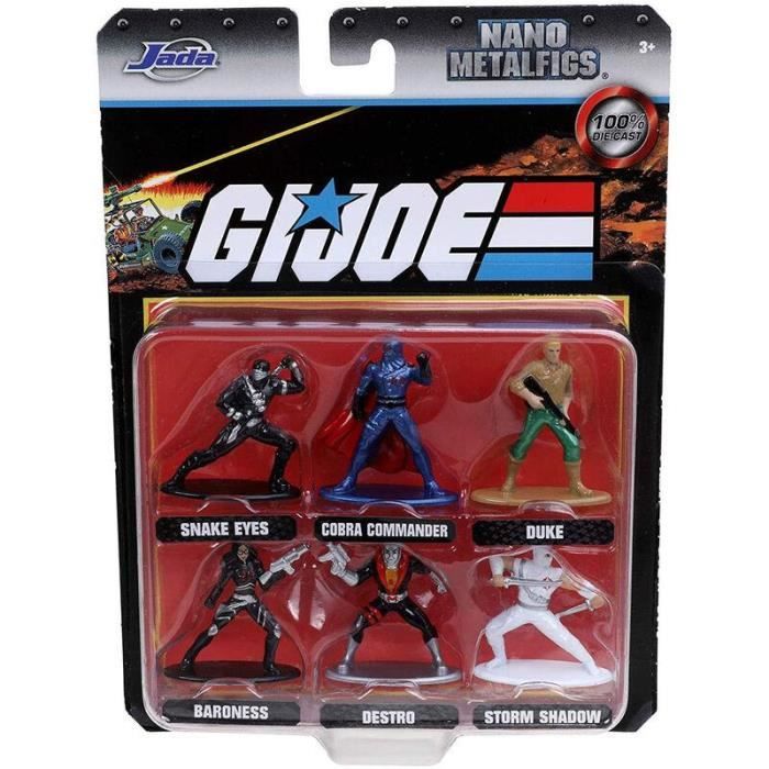 Figurine GI Joe - Set de 6 en métal 4cm - Noir - Ocio Stock - Cdiscount ...