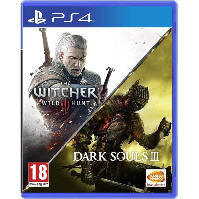 The Witcher 3 Wild Hunt + Dark Souls III PS4 - Cdiscount Jeux vidéo