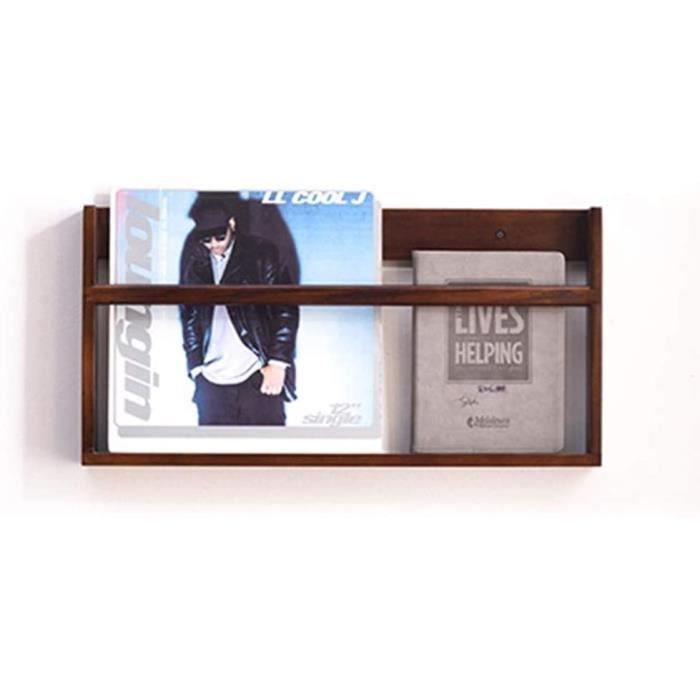 PORTE-REVUE Etagère murale Porte-revues, Porte-revue mural Support ...