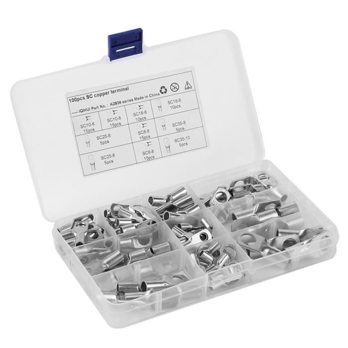 Cikonielf Bornes de fil Cable Lugs, Wire Terminals, SC Terminals Wire ...