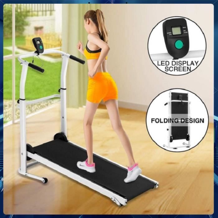 Mini tapis roulant pliable Noir 93 x 36 cm HB067 9424139564126 ...