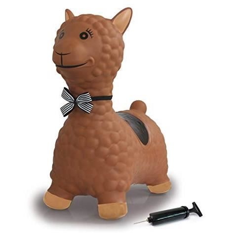 Animal sauteur lama rose avec pompe - JAMARA - Jusqu'à 50 kg - Favorise ...